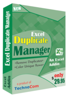 Execl Duplicate Manager – SenseQuiet Technologies