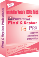Powerpoint Find and Replace Professional – SenseQuiet Technologies