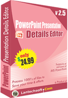PowerPoint Presentation Details Editor – SenseQuiet Technologies