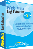 Web Meta Tag Extractor – SenseQuiet Technologies