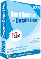 Word Document Details Editor – SenseQuiet Technologies